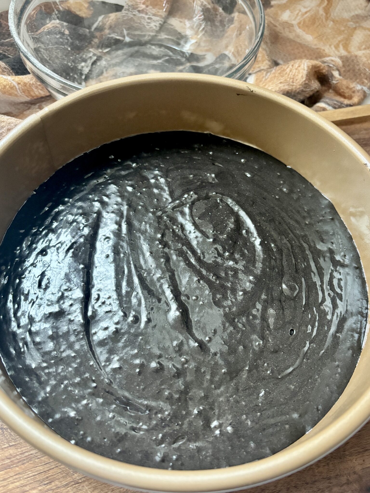 Midnight Peanut Butter Mousse Cake - thehomechefmomma.com
